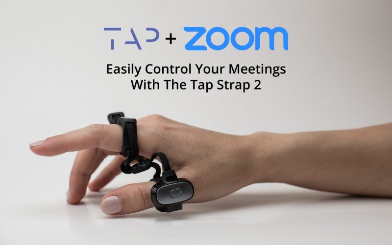 Easily Control Zoom Meetings With The Tap Strap 2 - Tap